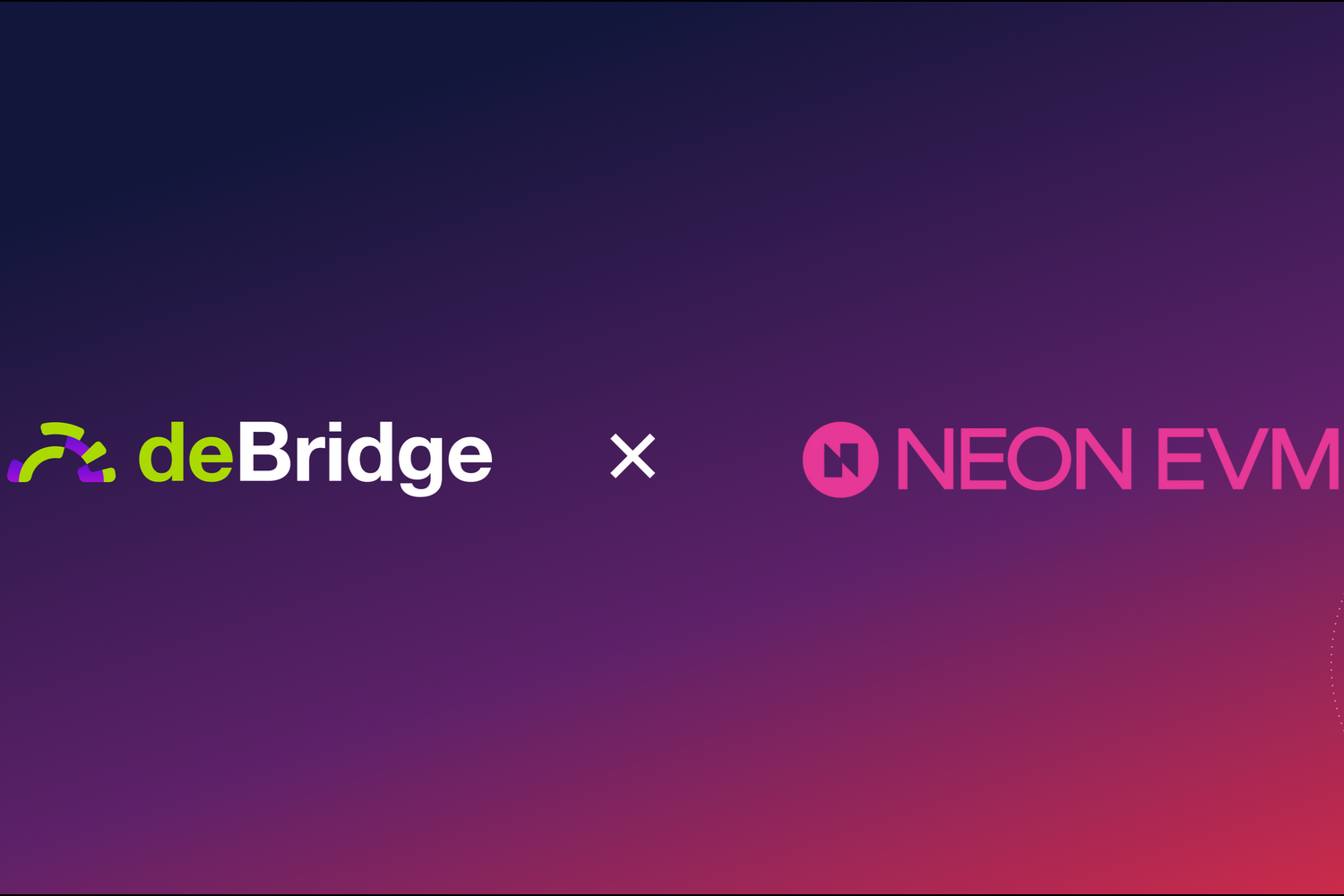 deBridge Finance's IaaS Interoperability Service Goes Live with Neon ...